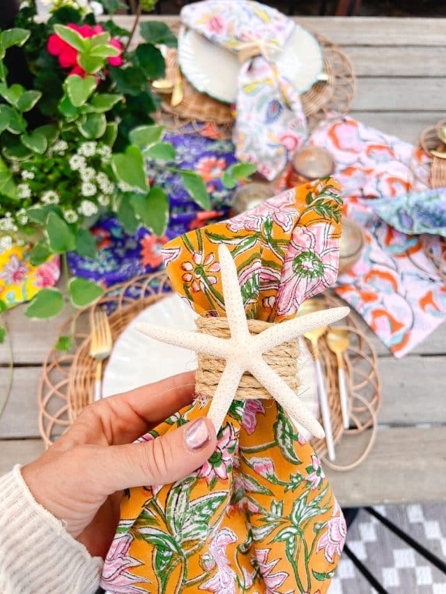 Colorful Nautical Spring Table