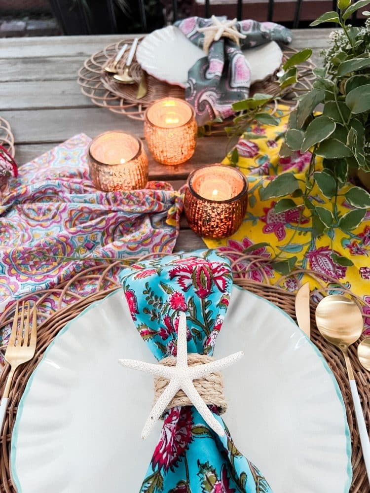 Colorful Nautical Spring Table