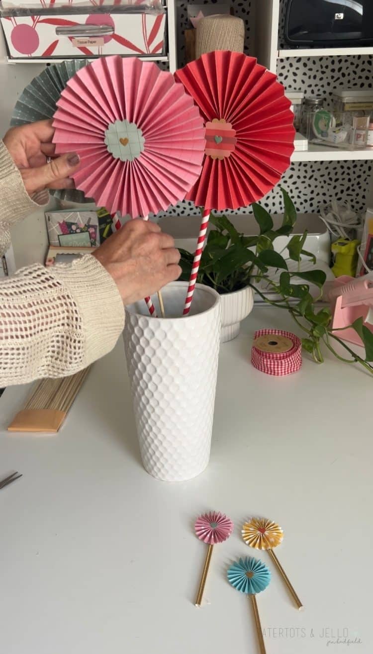 Turn Scrapbook Paper into Party Medallions with Scrapbook Paper