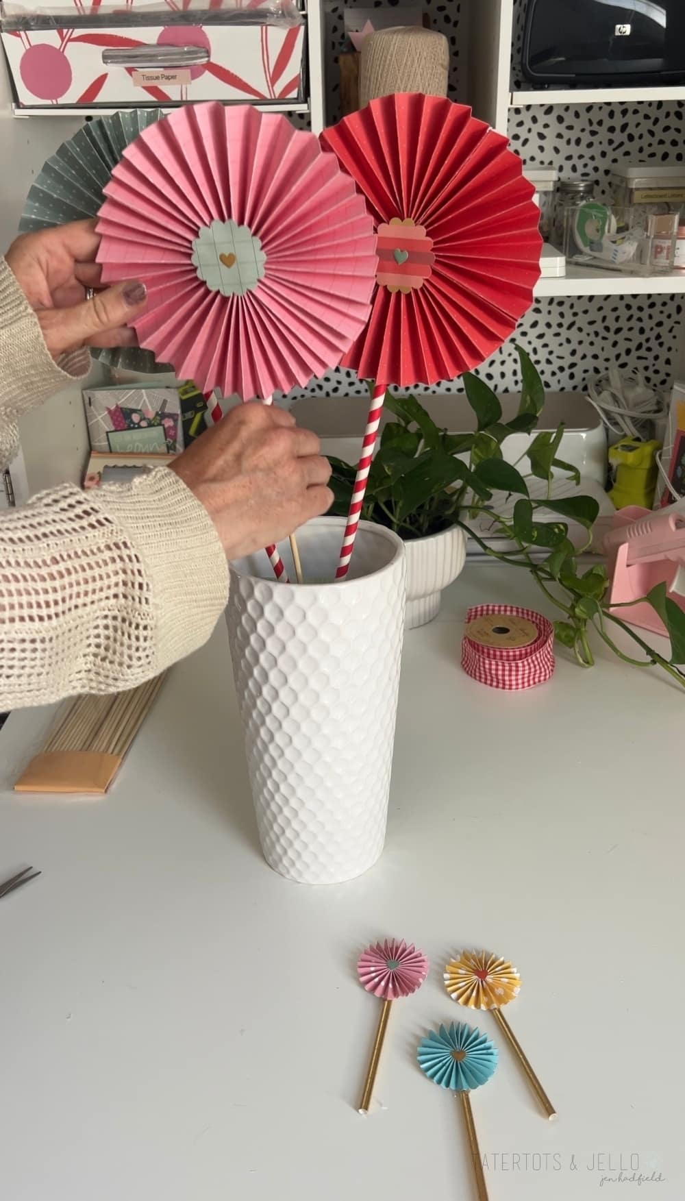 Turn Scrapbook Paper into Party Medallions with Scrapbook Paper