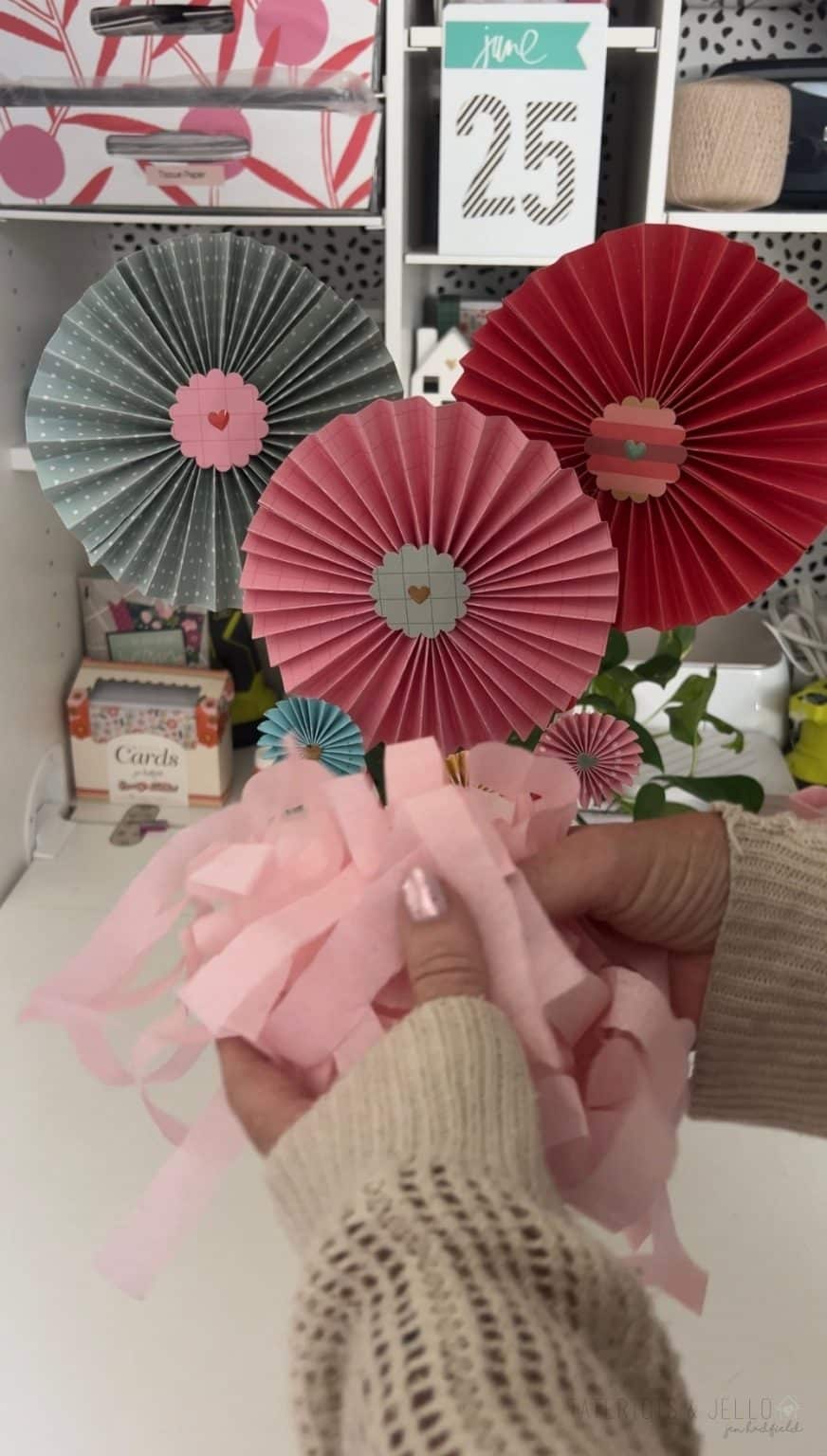 Turn Scrapbook Paper into Party Medallions with Scrapbook Paper