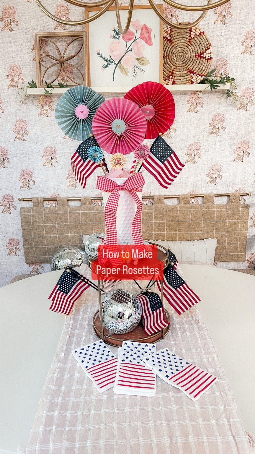 Turn Scrapbook Paper into Party Medallions with Scrapbook Paper