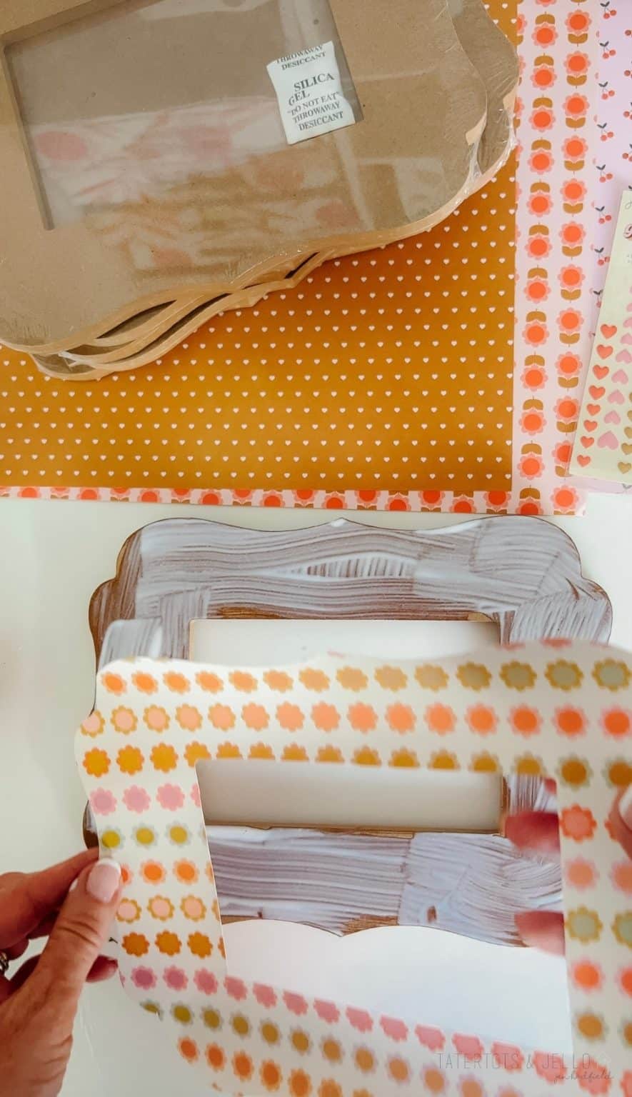 DIY Decoupaged Frames - a fun kids craft or girls night in activity!