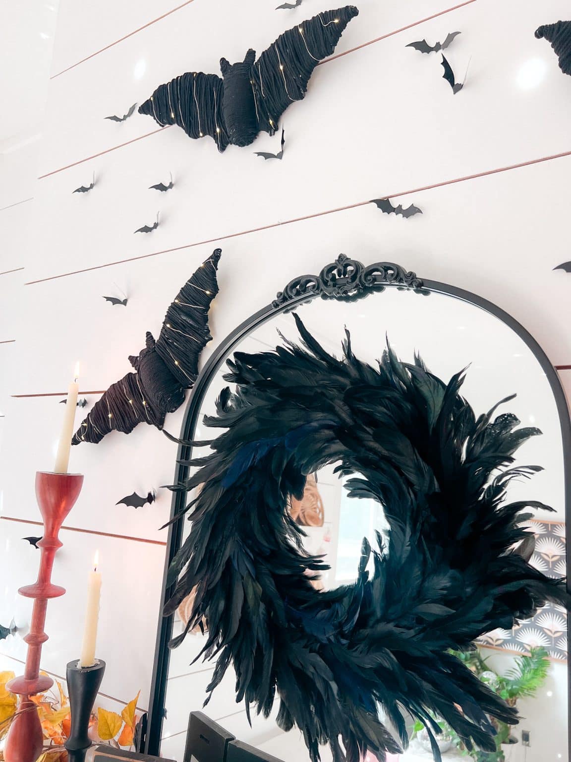 How to Make $2 Pottery Barn-Inspired Bats - easy Halloween decor