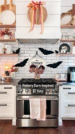 Pottery Barn-Inspired Halloween Bat Wreath - DIY!