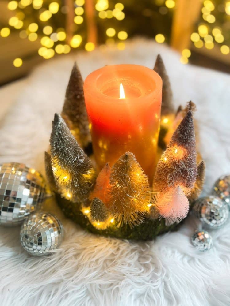Cozy Dollar Store Christmas Centerpiece - Terrain-Inspired DIY!