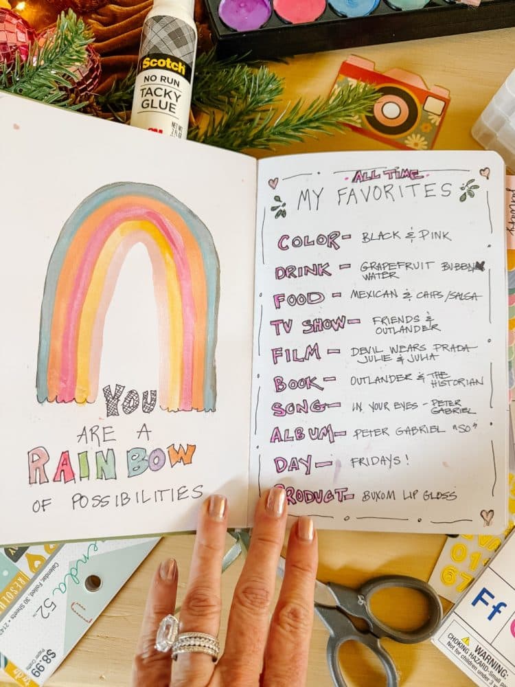 Make a Bullet Journal for the New Year - bestie journal nights!