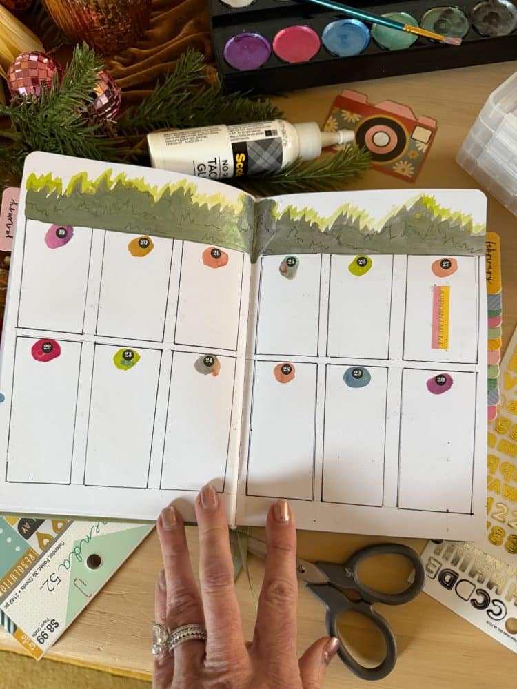 Make a Bullet Journal for the New Year - bestie journal nights!