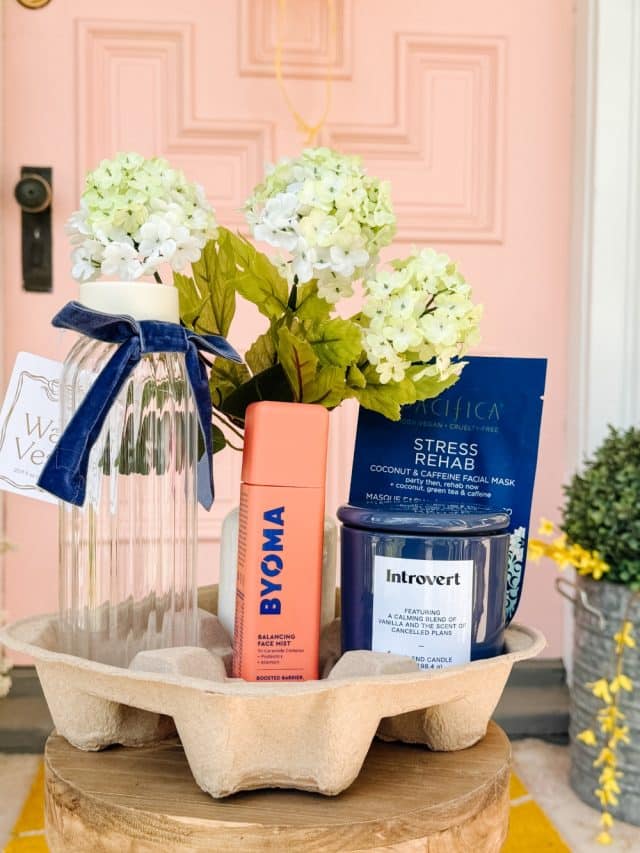 Mother's Day Cup Holder Gift Basket