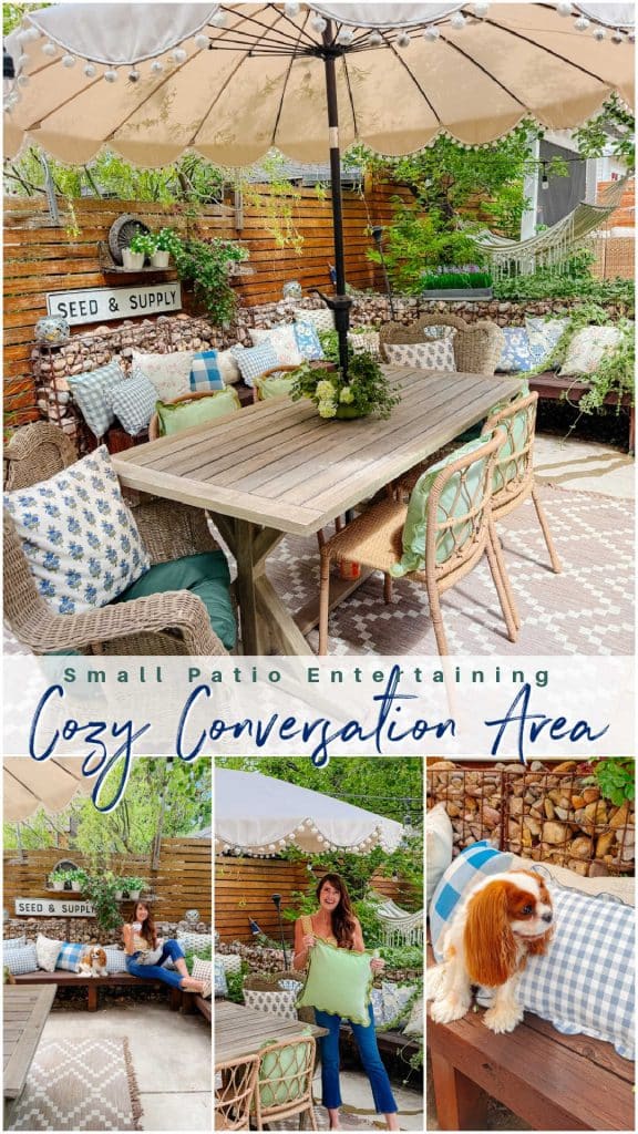 Small Patio Entertaining: How to Create a Cozy Conversation Area
